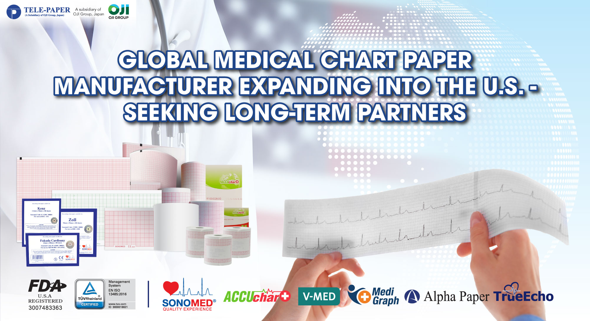 Global Medical Chart Paper Manufacturer Expanding into the U.S ...