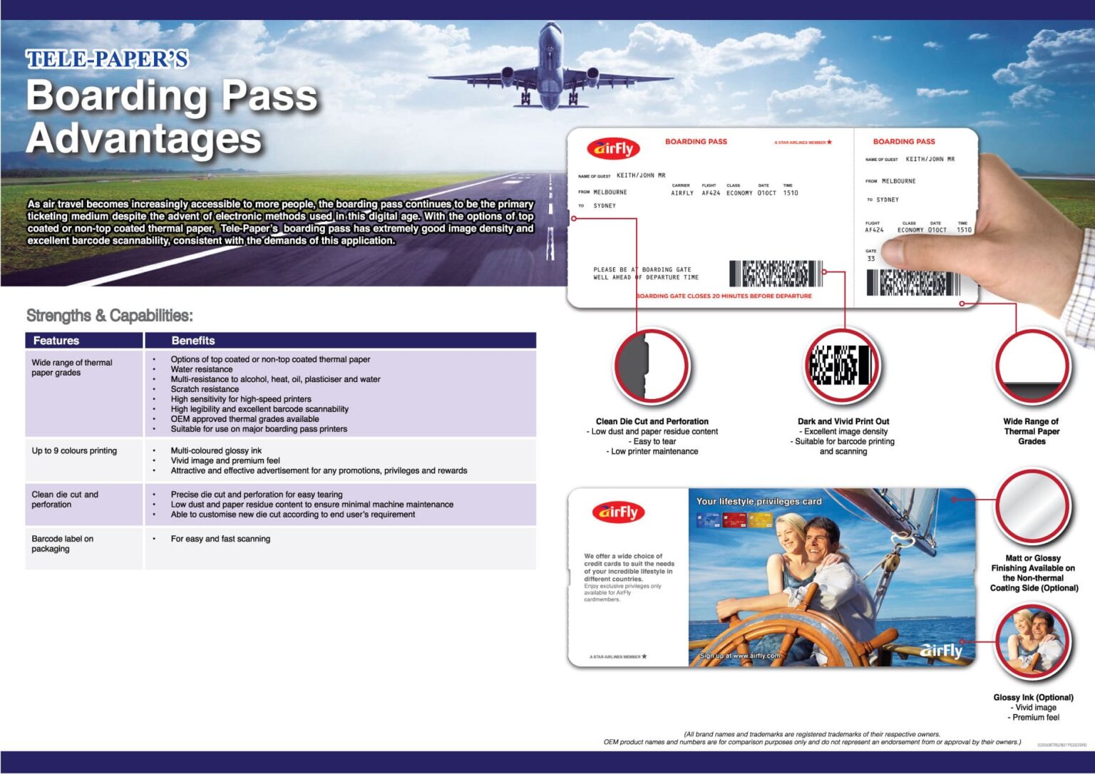 Boarding Pass Manufacturer. Exporting globally.