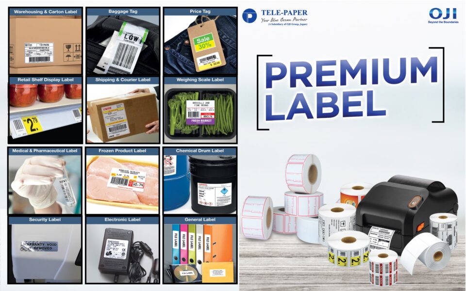 Tele-Paper manufacture and export direct and thermal transfer label