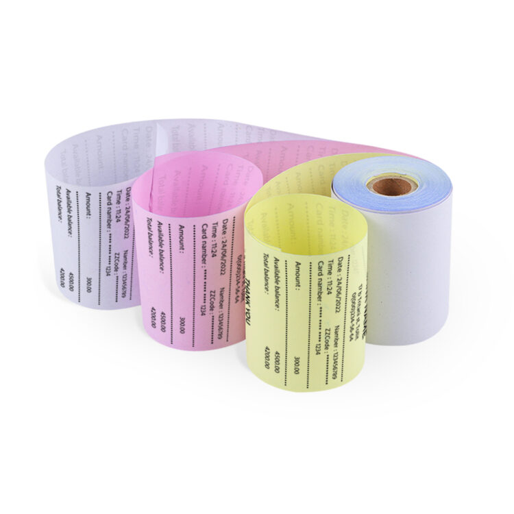The importance of clear printout on all ply of carbonless paper roll