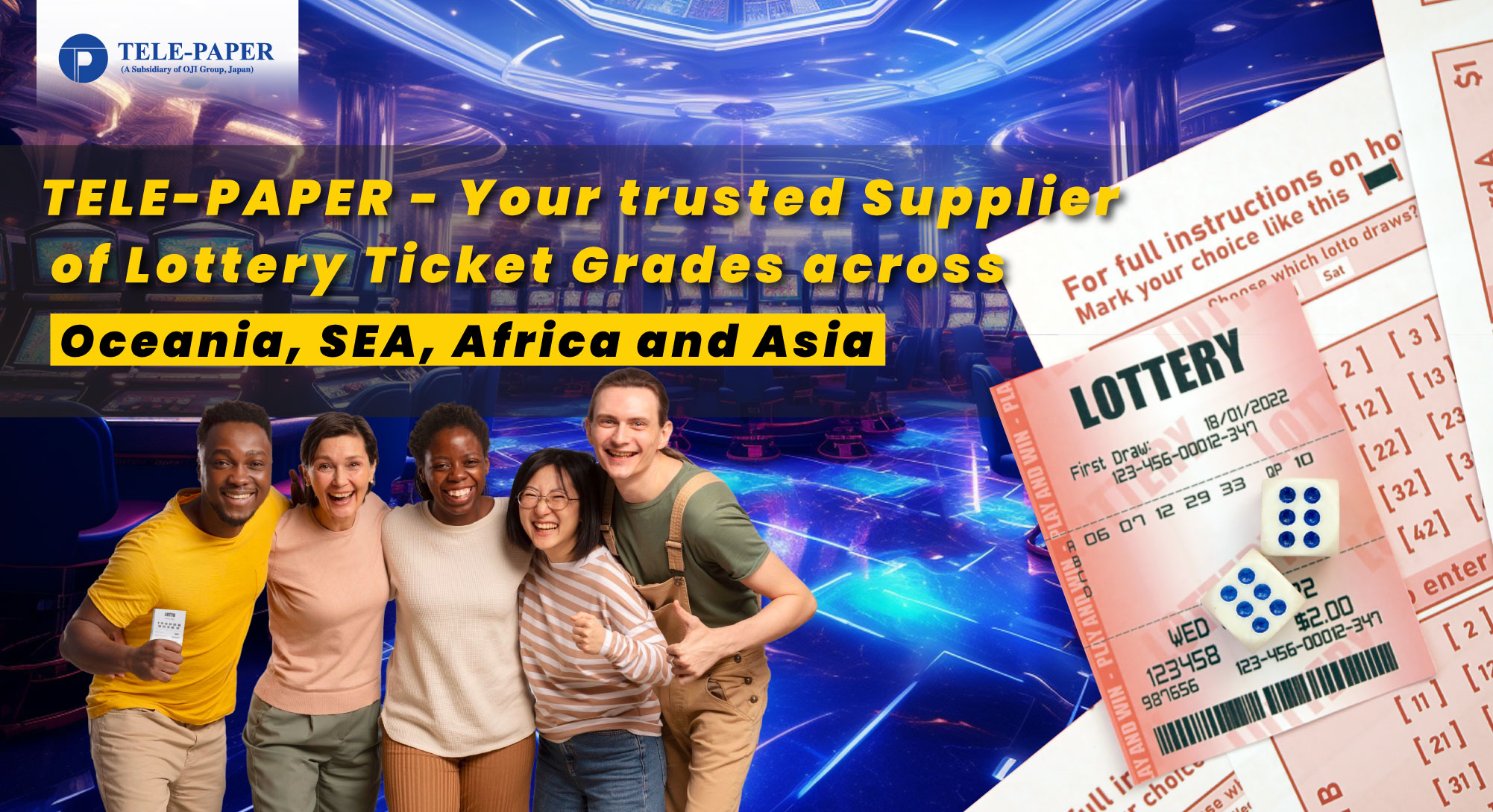 Tele-paper – Trusted Partner for Supply of Lottery Ticket Grades Across ...