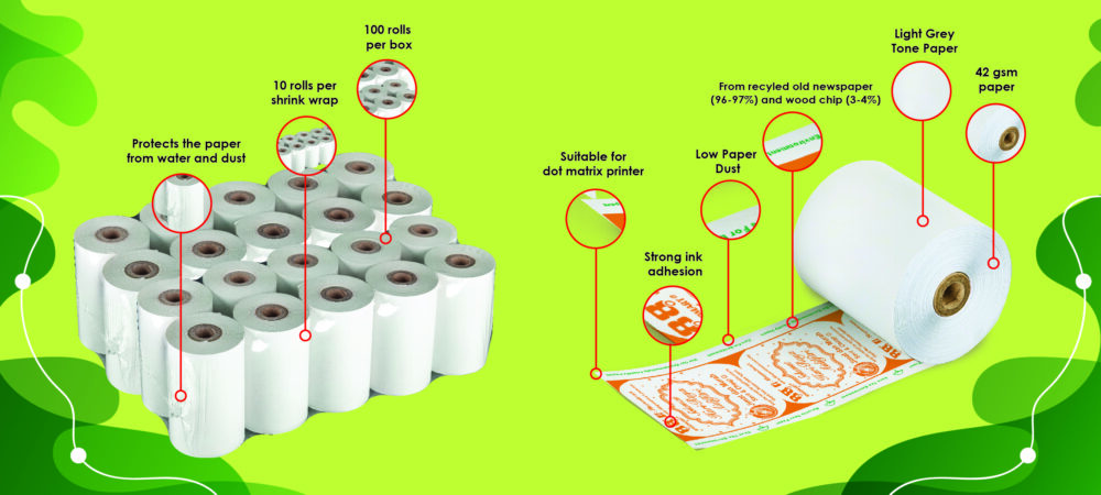 Telepaper manufacture and export newsprint woodfree paper roll