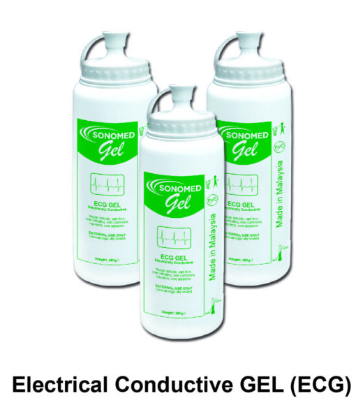 Sonomed ECG Gel | Water-Based | High Conductivity | Exporter