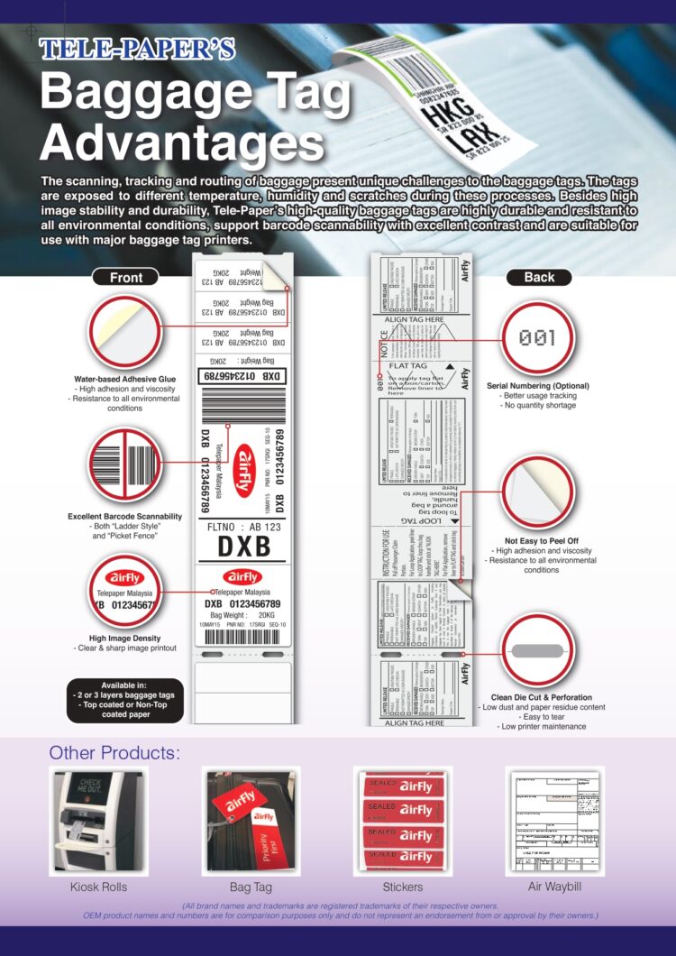 Airline Luggage Tag Manufacturer | Exporting Globally