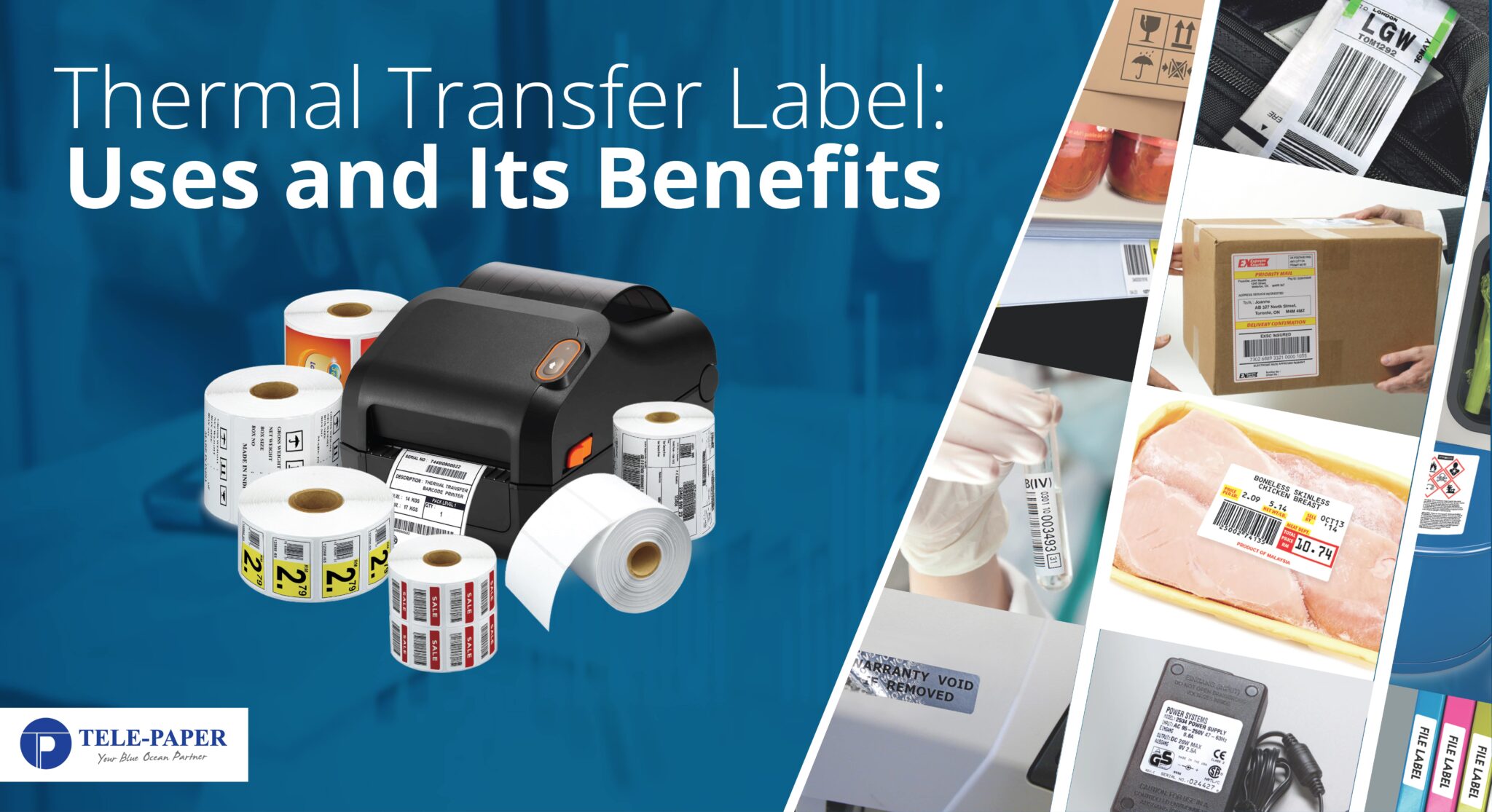 Thermal Transfer Label: Uses and Its Benefits - Telepaper