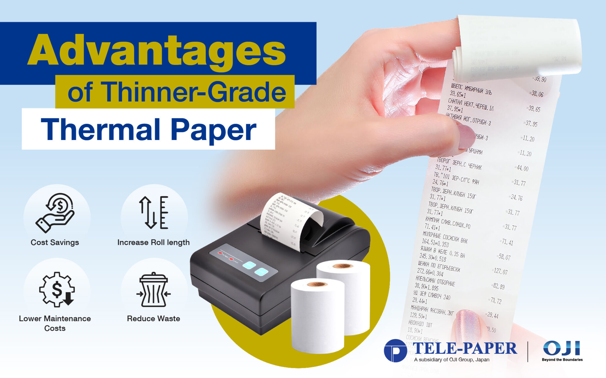 💚Thin Rolls, Thick Benefits. Efficiency Starts with Every Roll - Telepaper