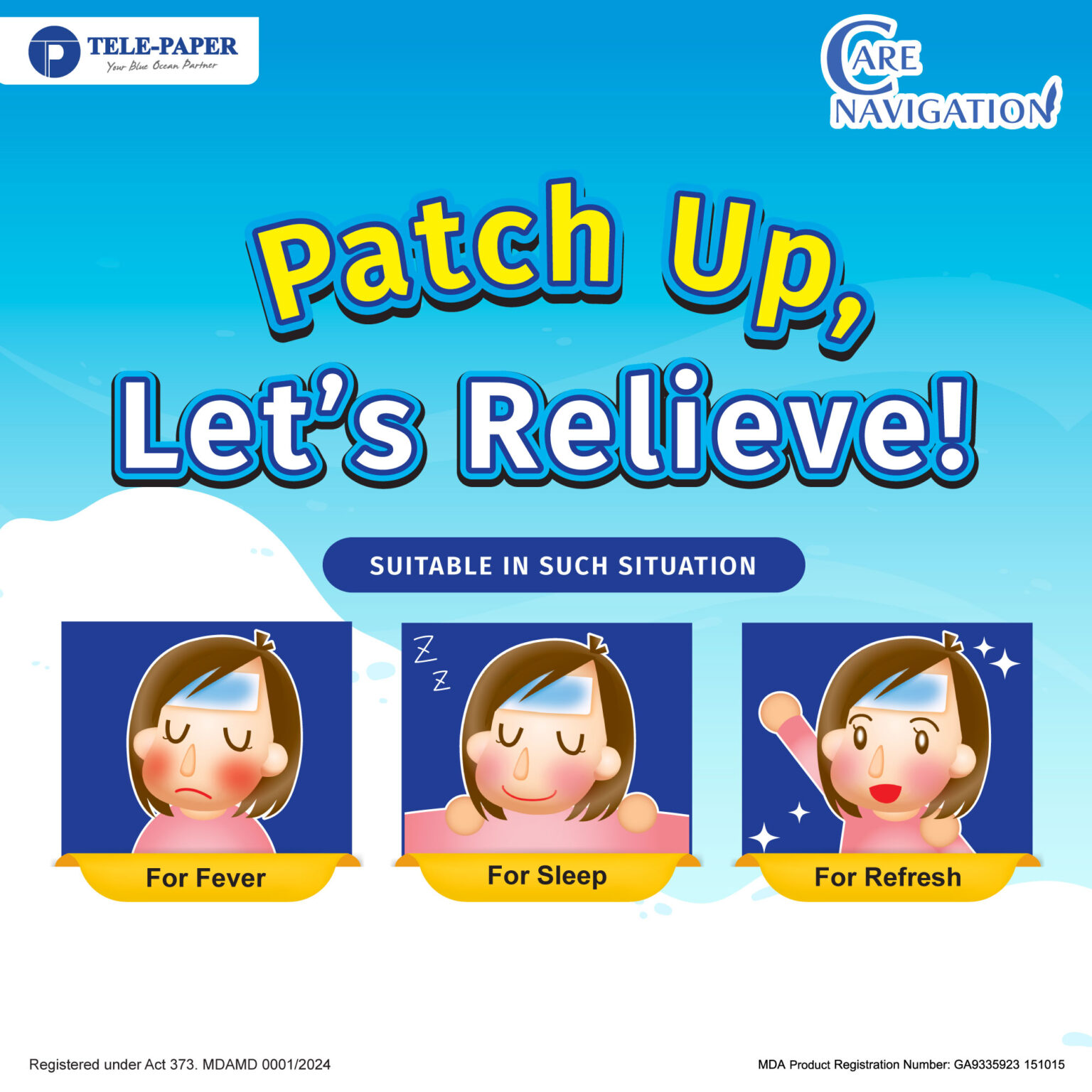 Care Navigation Cooling Gel Patch - Telepaper